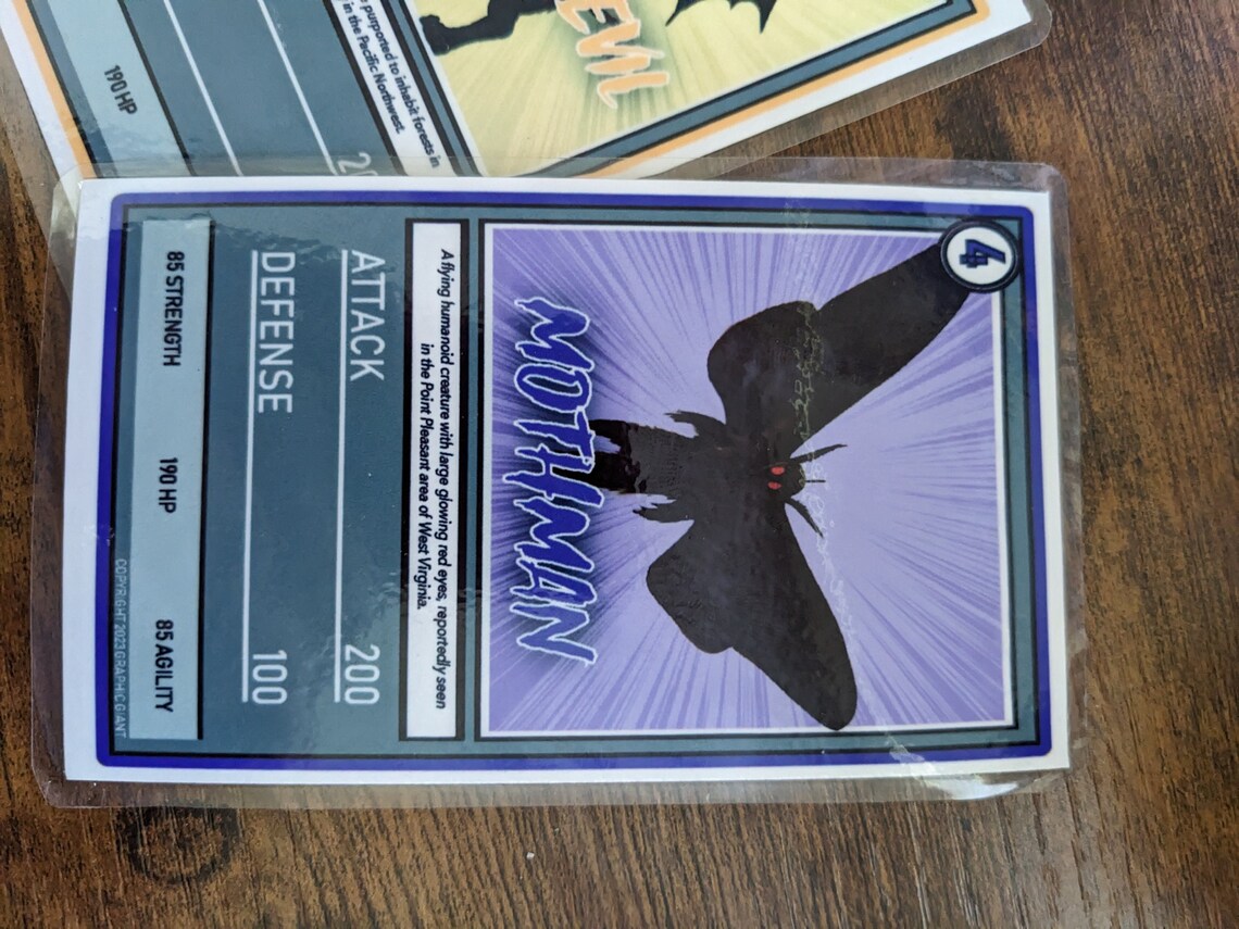 Cryptid Trading Cards - Etsy