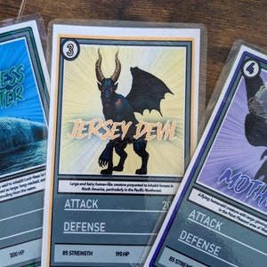 Cryptid Trading Cards - Etsy