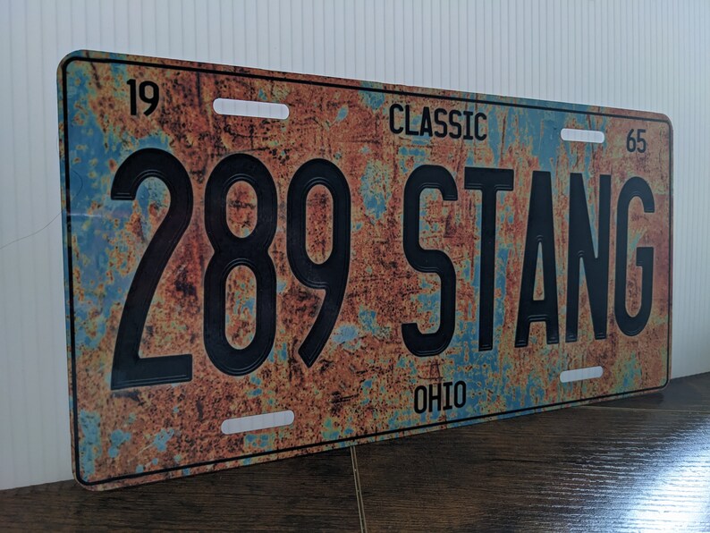 Mustang Car Tag - Custom - Etsy