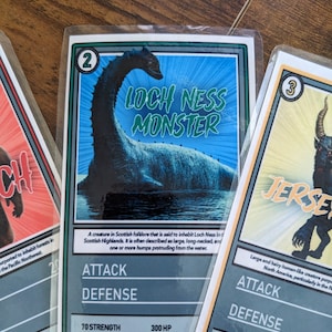 Cryptid Trading Cards - Etsy
