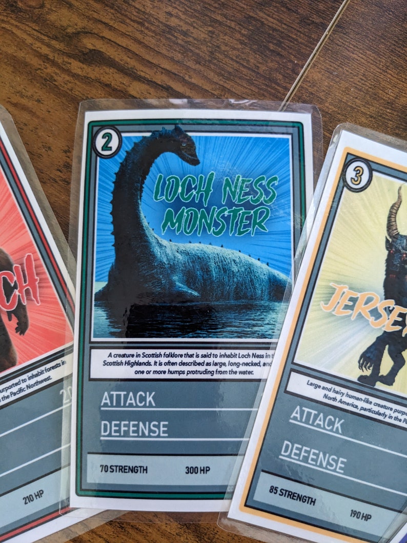 Cryptid Trading Cards - Etsy
