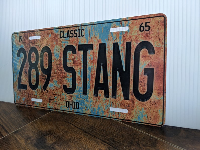 Mustang Car Tag - Custom - Etsy