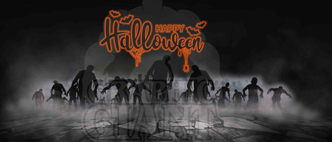 Zombie Halloween PNG - Etsy