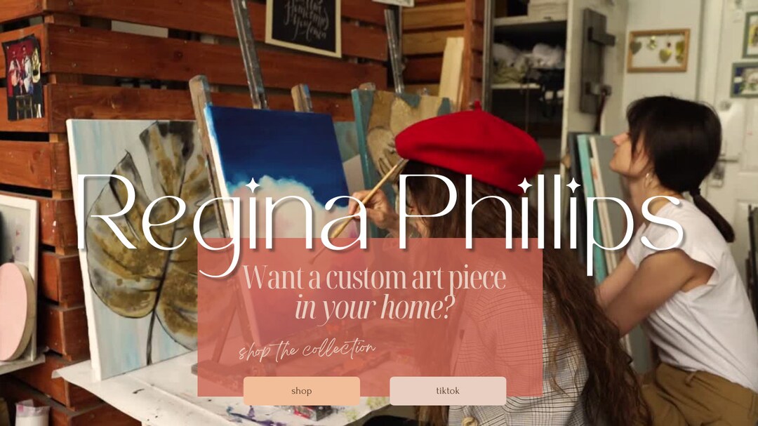 Artist Website Template 3 - Etsy