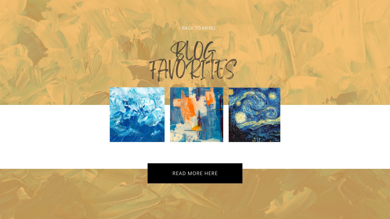 Artist Website Template - Etsy