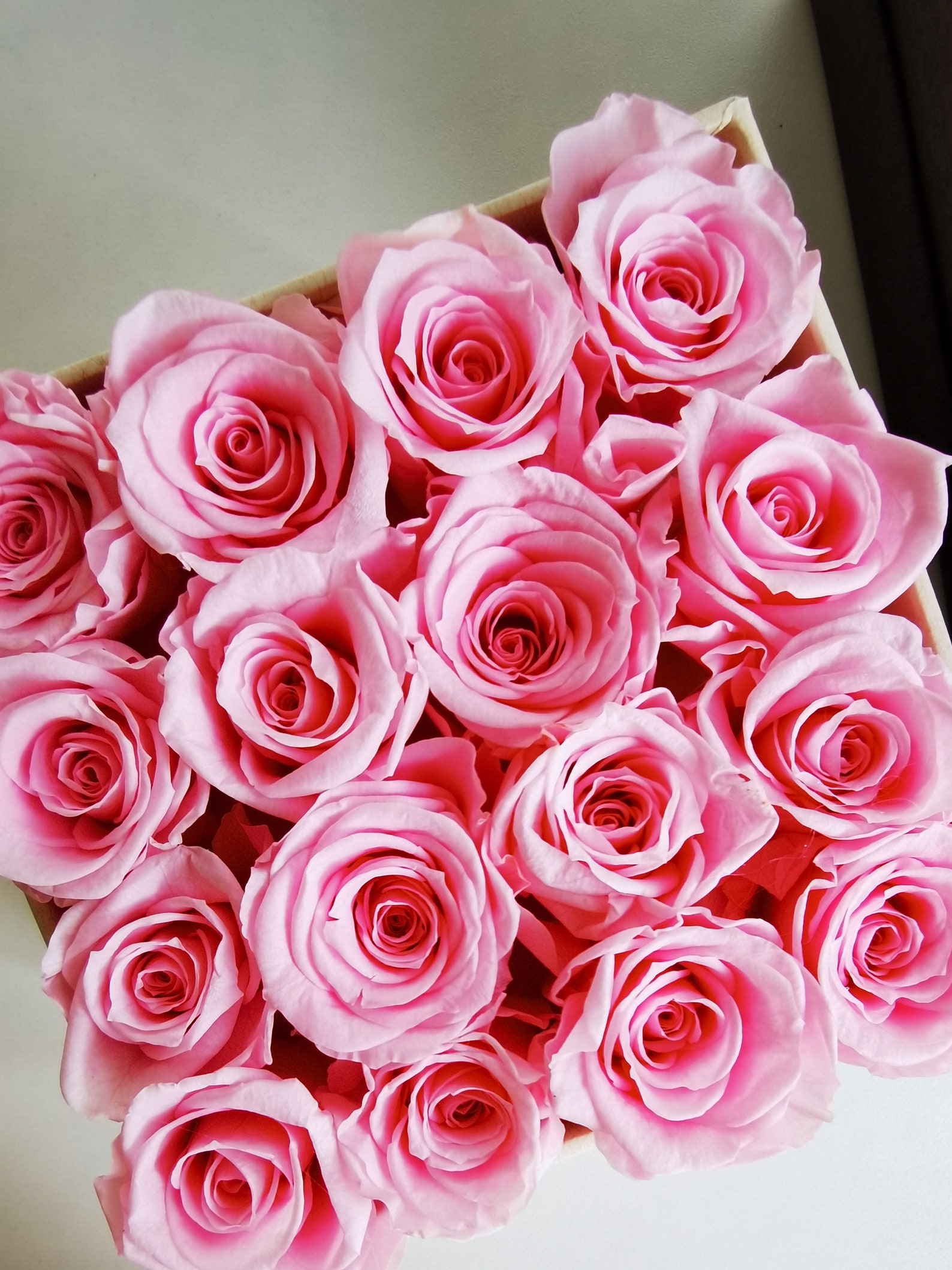 16 Eternal Roses/ Preserved Roses/preserved Rose Box/long - Etsy