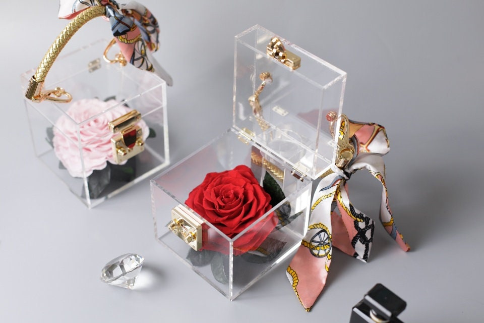 Eternal Roses/ Preserved Roses/preserved Rose Box/eternal - Etsy