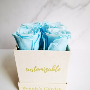 4 Eternal Roses/ Preserved Roses/preserved Rose Box/long Lasting Roses ...