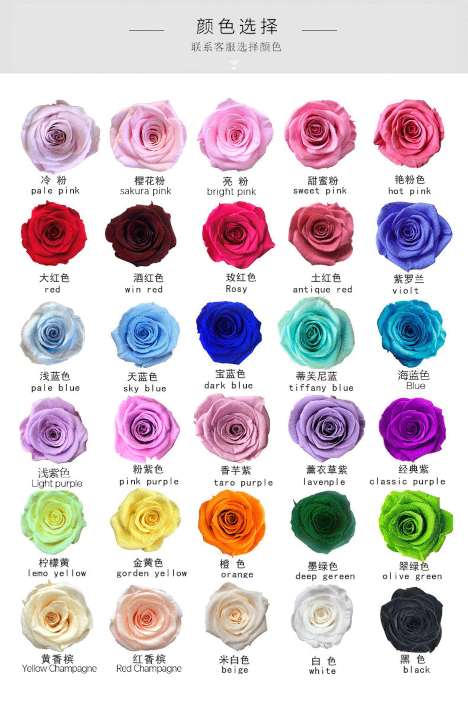 An Eternal Rose in Acrylic Box/preserved Rose Box/long Lasting - Etsy