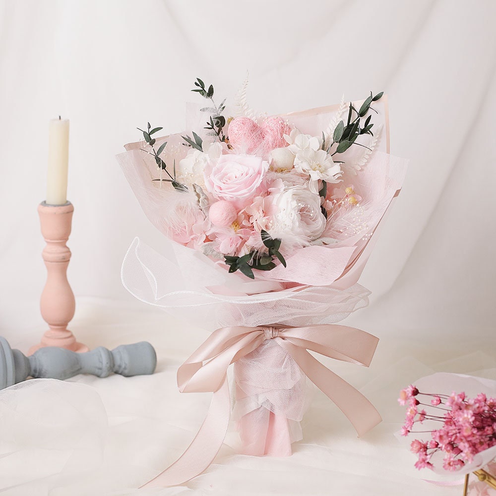 Eternal Rose/preserved Rose/preserved Rose Bouquet/long - Etsy