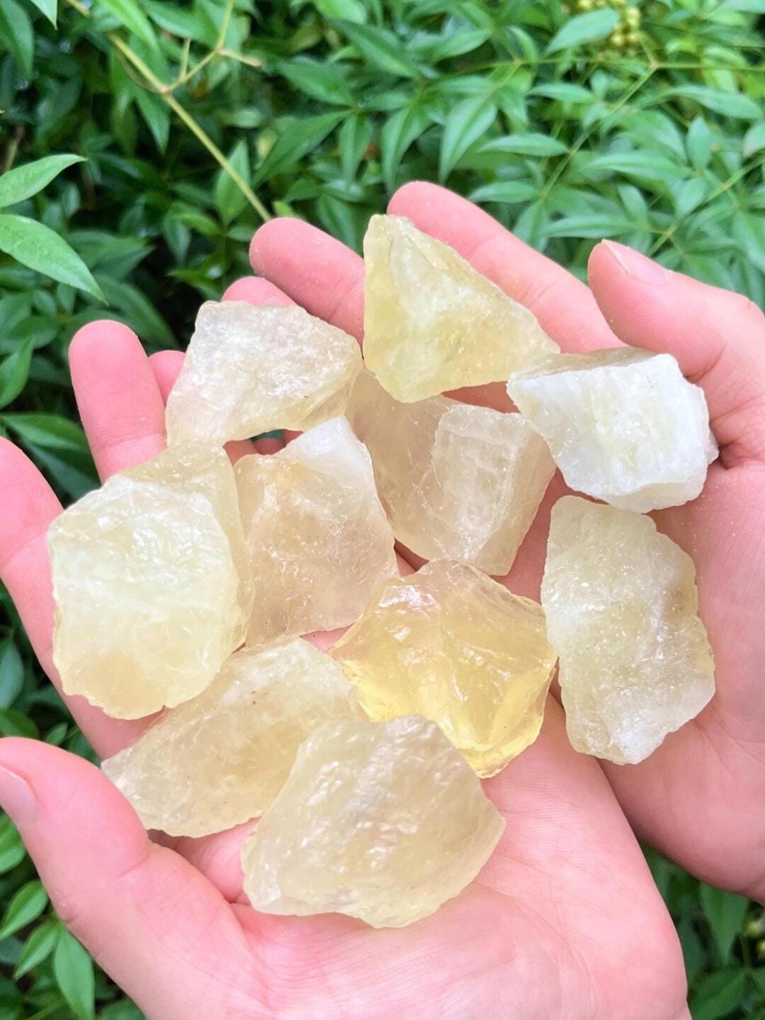 Yellow Crystal Desert Glass Crystal-raw Yellow Tektite-raw Yellow ...