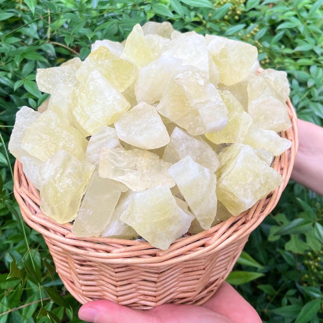 Libyan Desert Glass Rough Natural Stones-raw Yellow Tektite-raw Libyan ...
