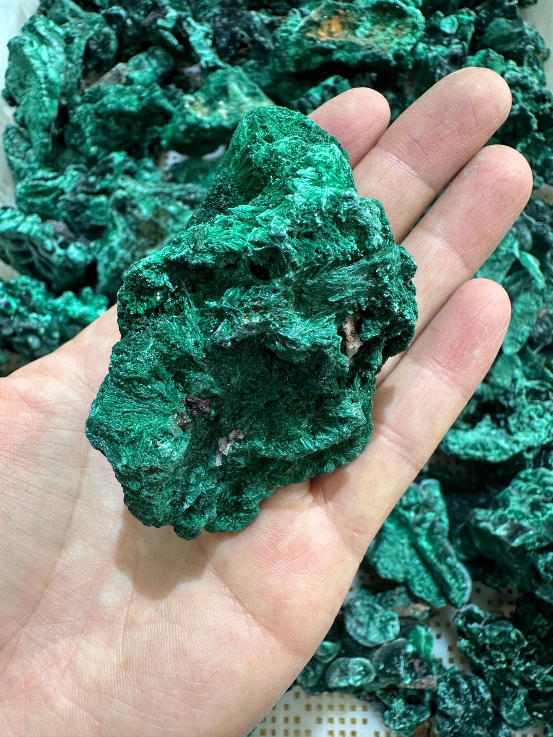 Raw Malachite Stone-rough Malachite Cluster-malachite Display Specimens ...