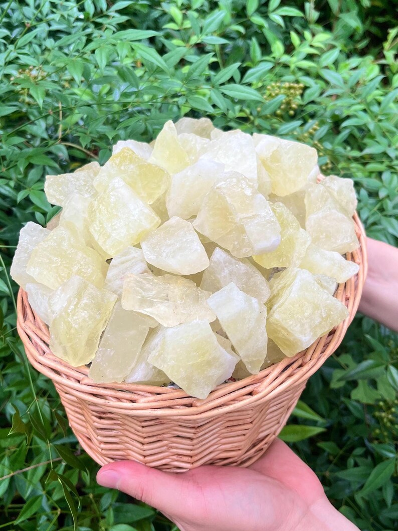 Yellow Crystal Desert Glass Crystal-raw Yellow Tektite-raw Yellow ...