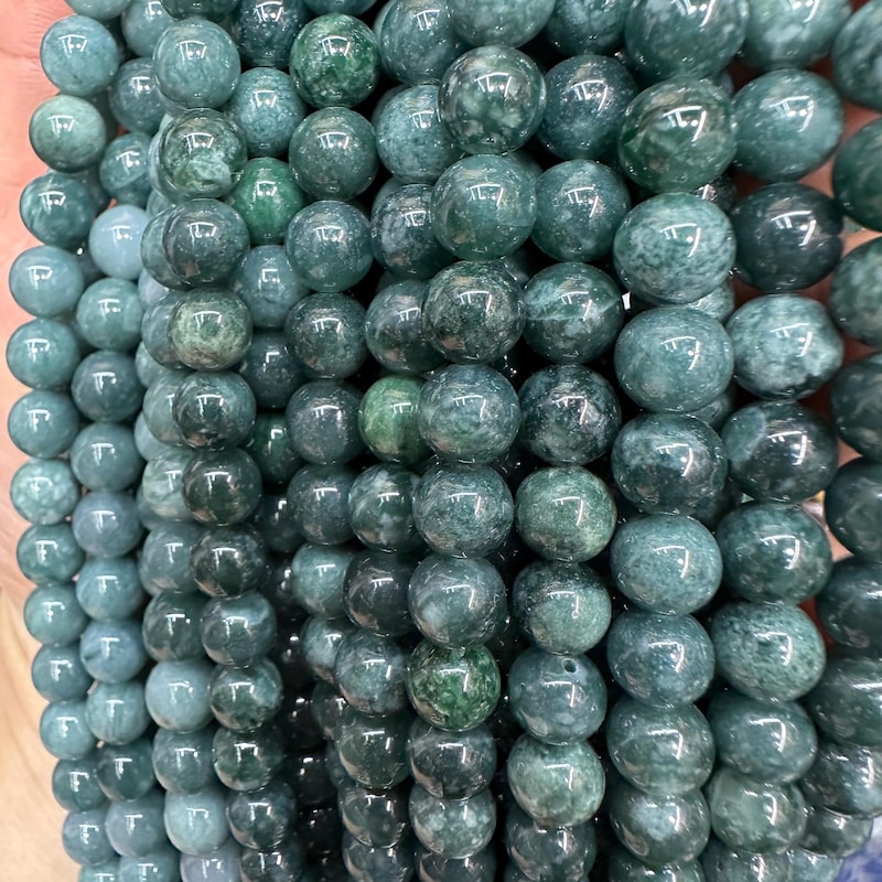Beads Jade Blue Guatemala - Etsy