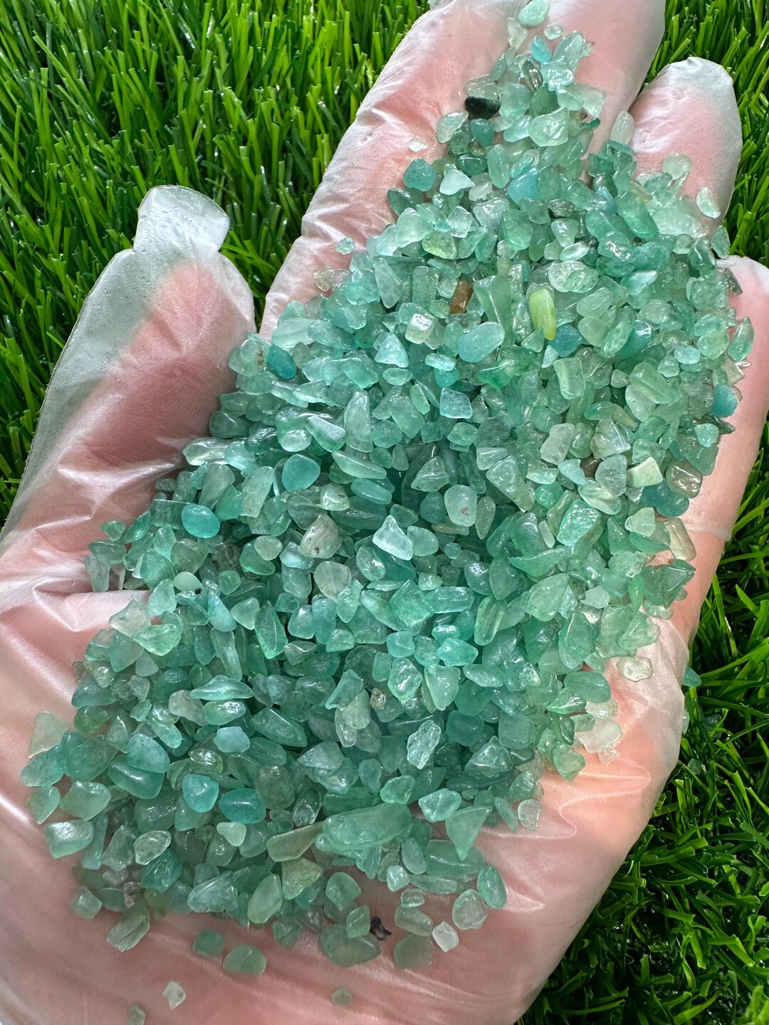 Green Aventurine Tumbled Gemstone Chips-polished Aventurine Chip ...