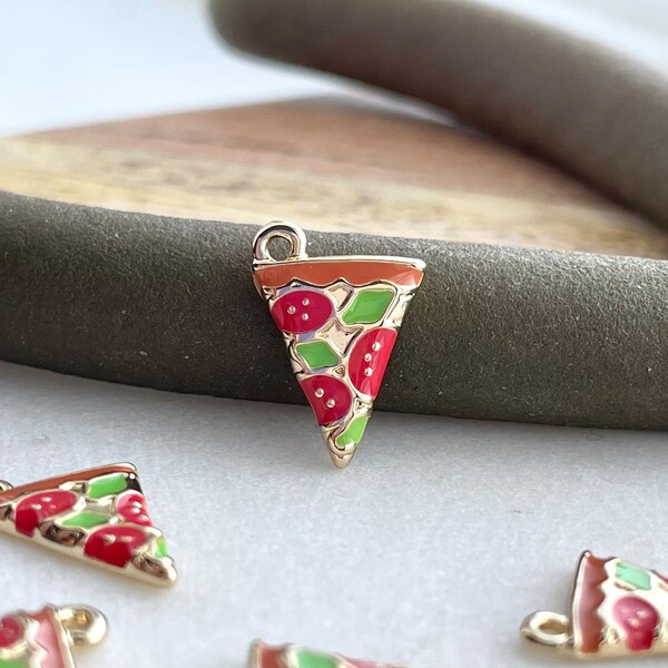 Pizza Charm - Etsy