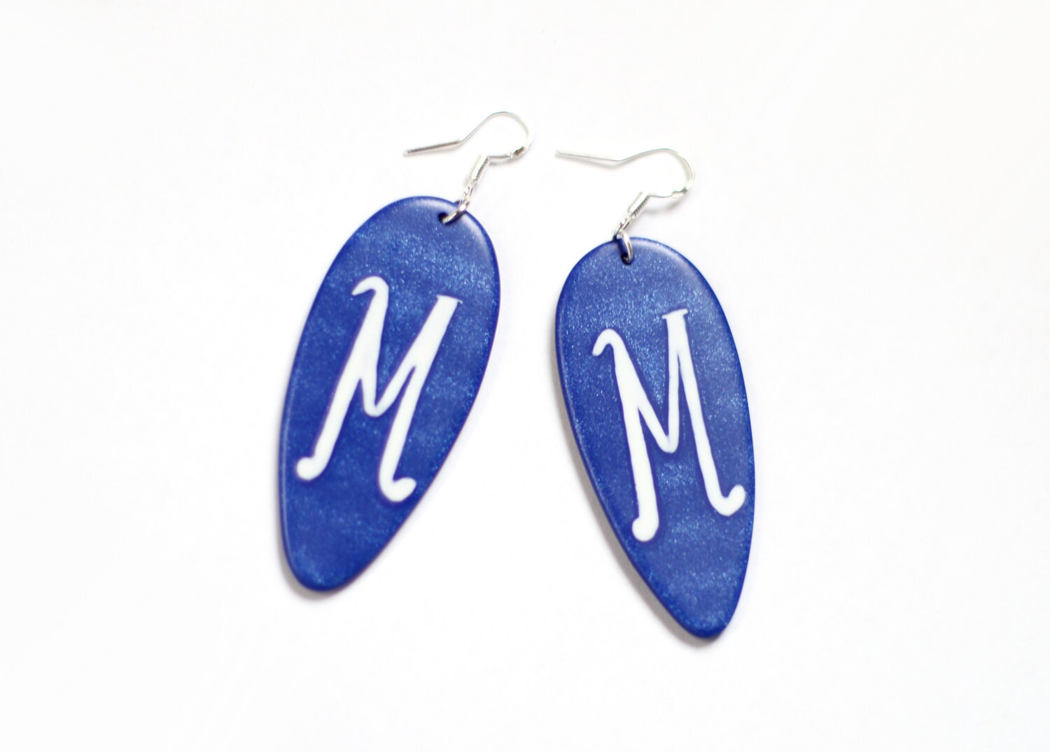 Custom Initial Earrings Personalized Earrings Custom Earrings Letter ...