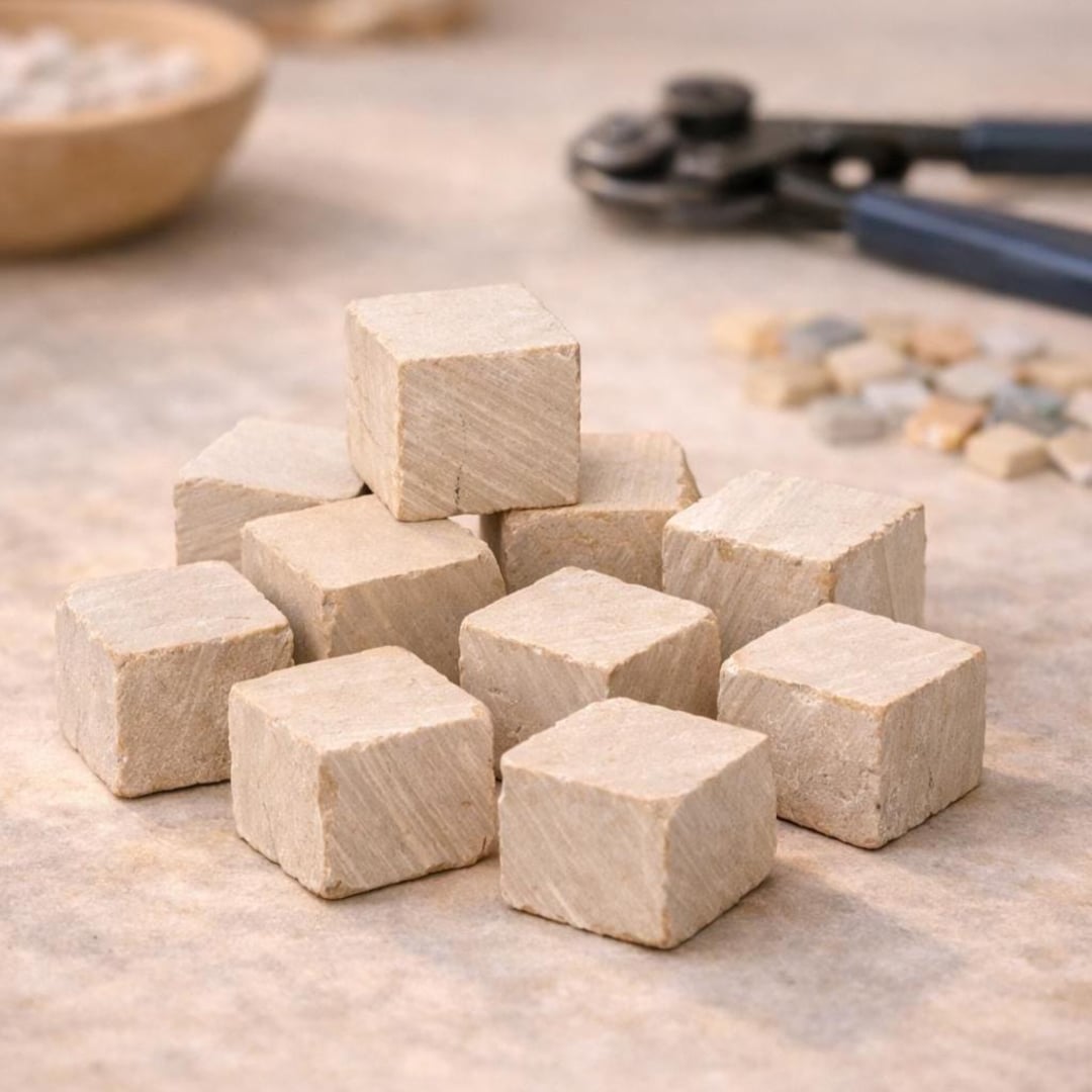 Authentic Jerusalem Stone Cubes: Holy Land Spiritual Gems, Set of 5 - Etsy