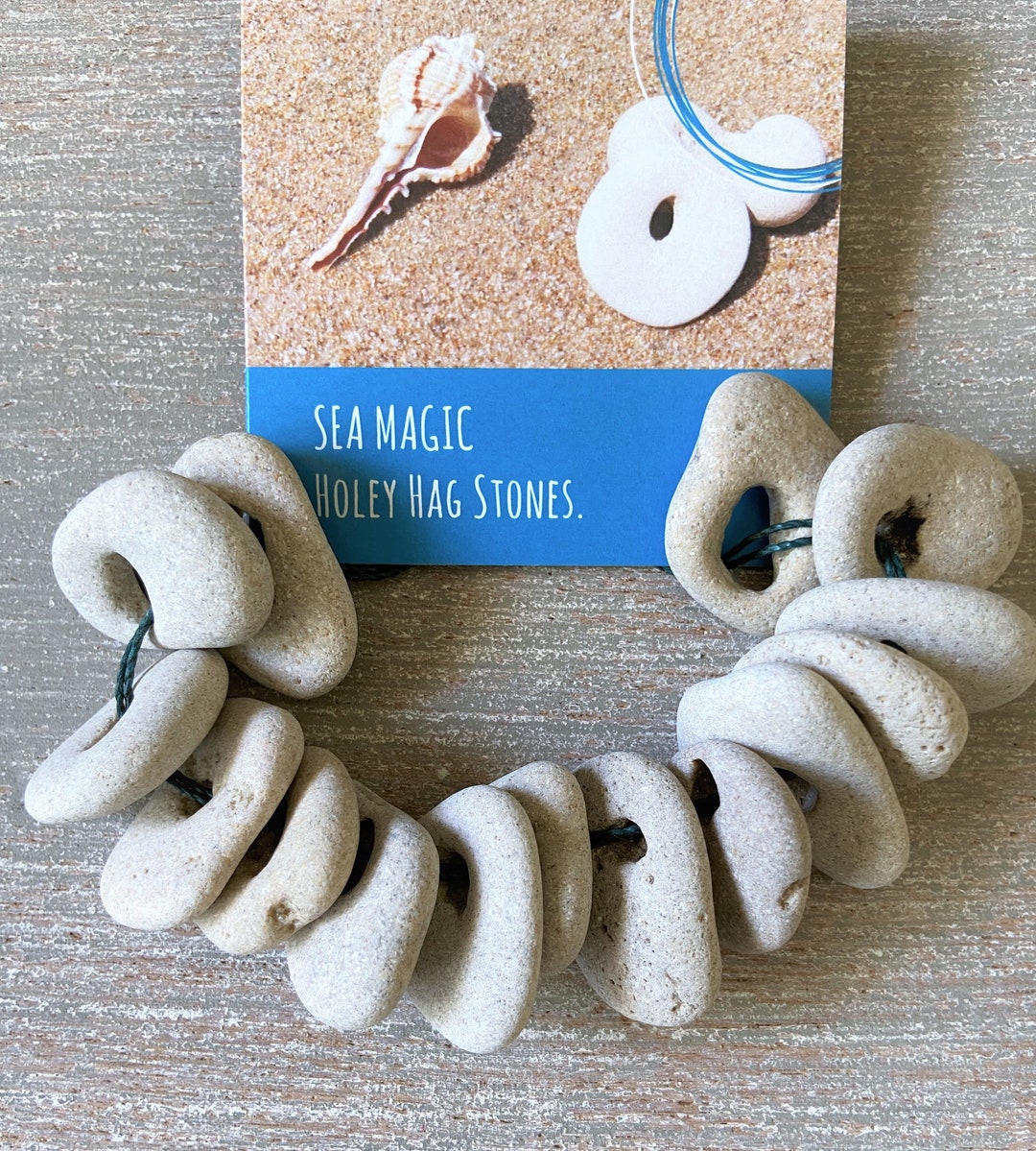 Bulk Hag Stones: 15 Natural Holed Beach Rocks for Protection and Crafts ...