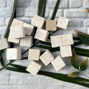 Authentic Jerusalem Stones Natural 5 Cube Holy Land Gems for Spiritual ...