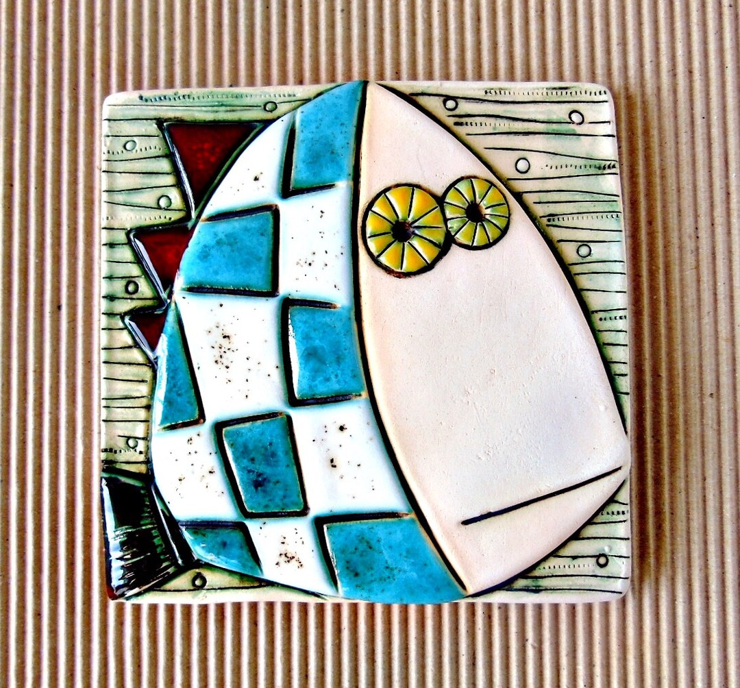 Ready to Ship ,ceramic Wall Tile, Home Decor,wall Hanging, Gift for Kid ...