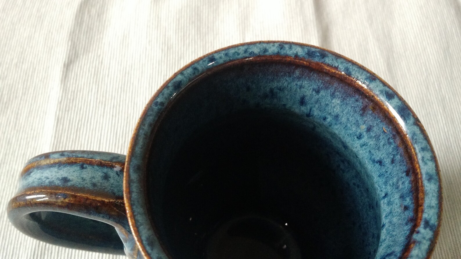 Large Blue Coffee Mug Handmade Ceramic Ready to Ship | Etsy