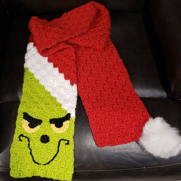 Grinch Scarf Pattern - Etsy