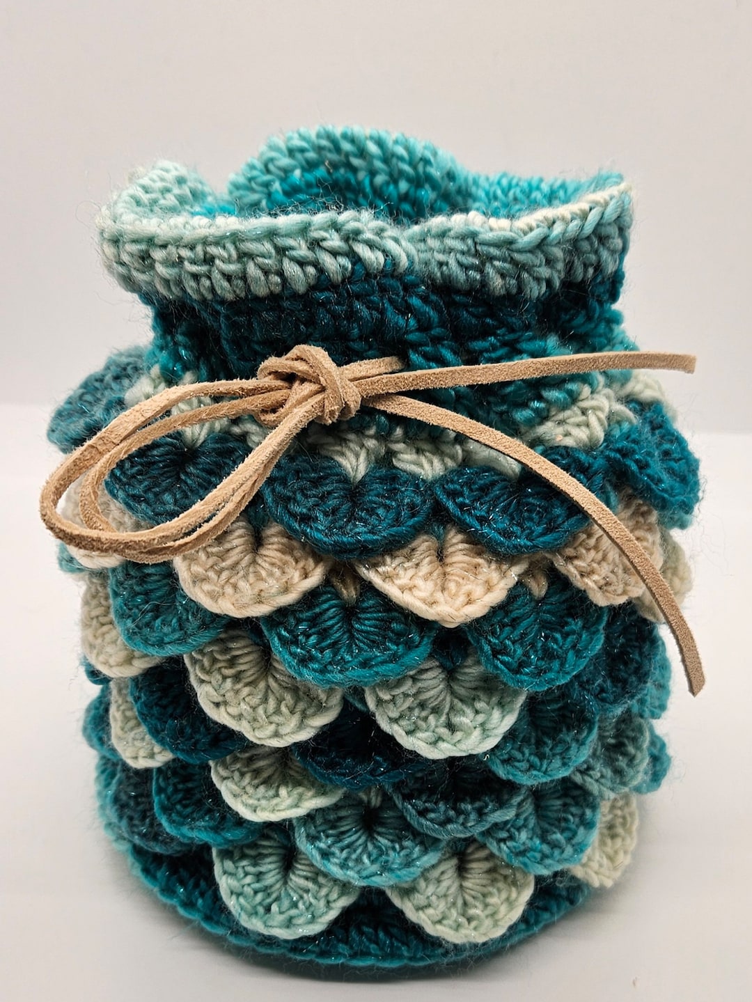 Crochet Dragon Scale Dice Bag Large ****PDF PATTERN ONLY*** - Etsy