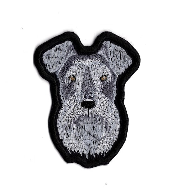 Schnauzer Patch - Etsy