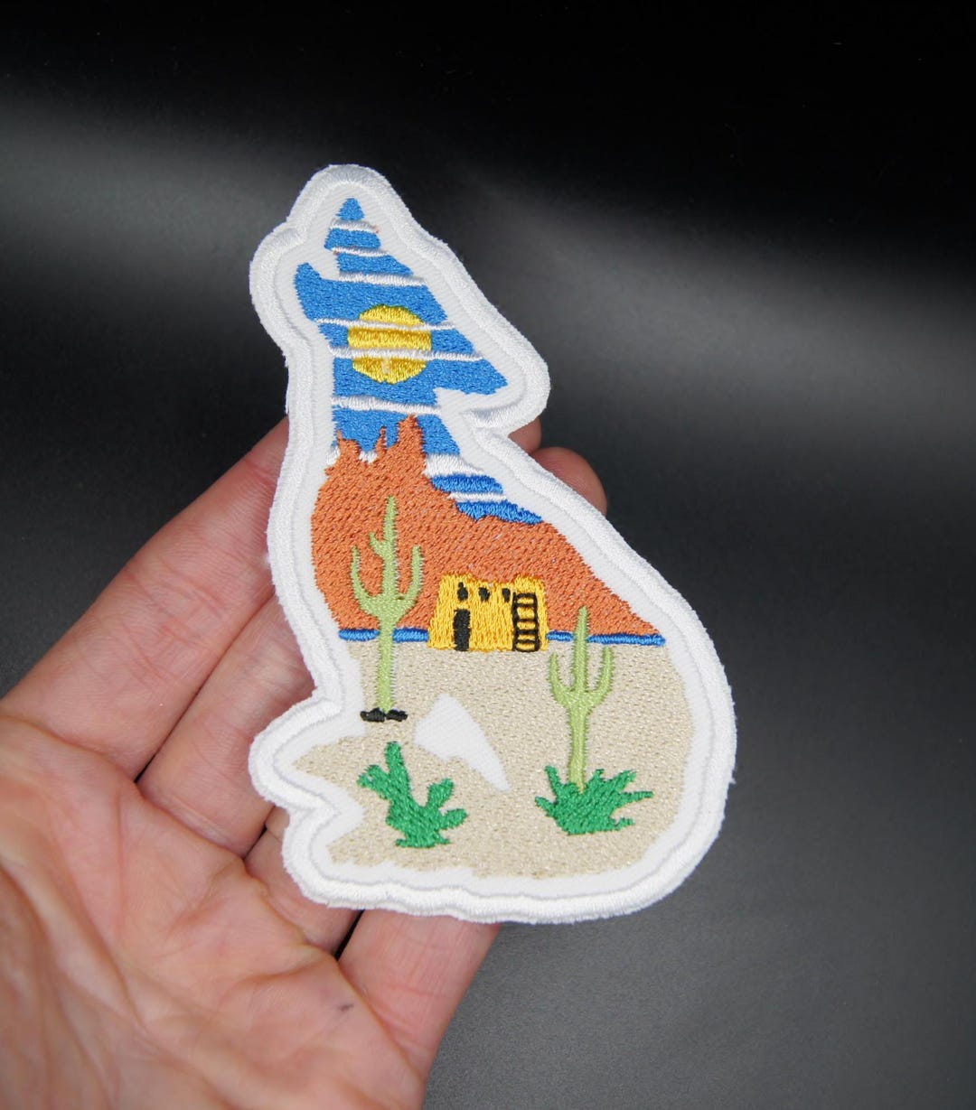 Coyote Patch by Magic Patches & More Embroidered Iron on Fabric Coyote ...