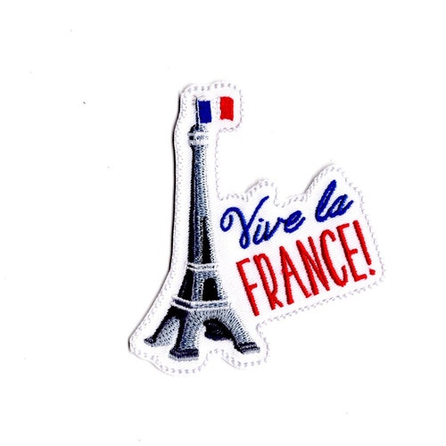 Paris France C Embroidered Patch - Etsy