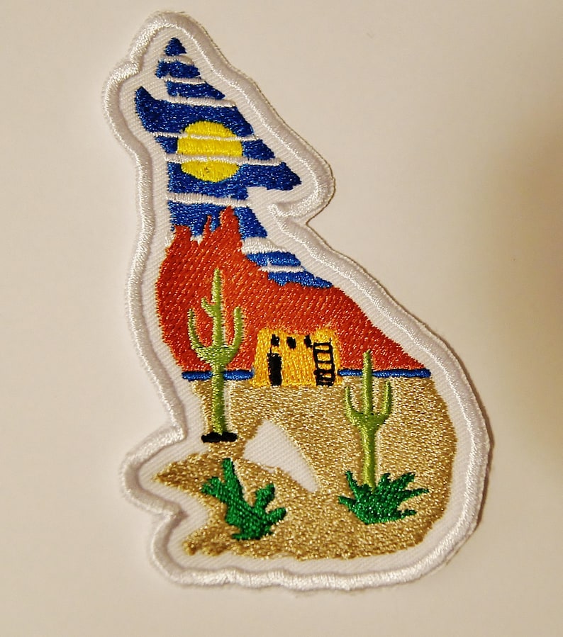 Coyote Patch by Magic Patches & More Embroidered Iron on - Etsy