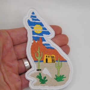 Coyote Patch by Magic Patches & More Embroidered Iron on Fabric Coyote ...