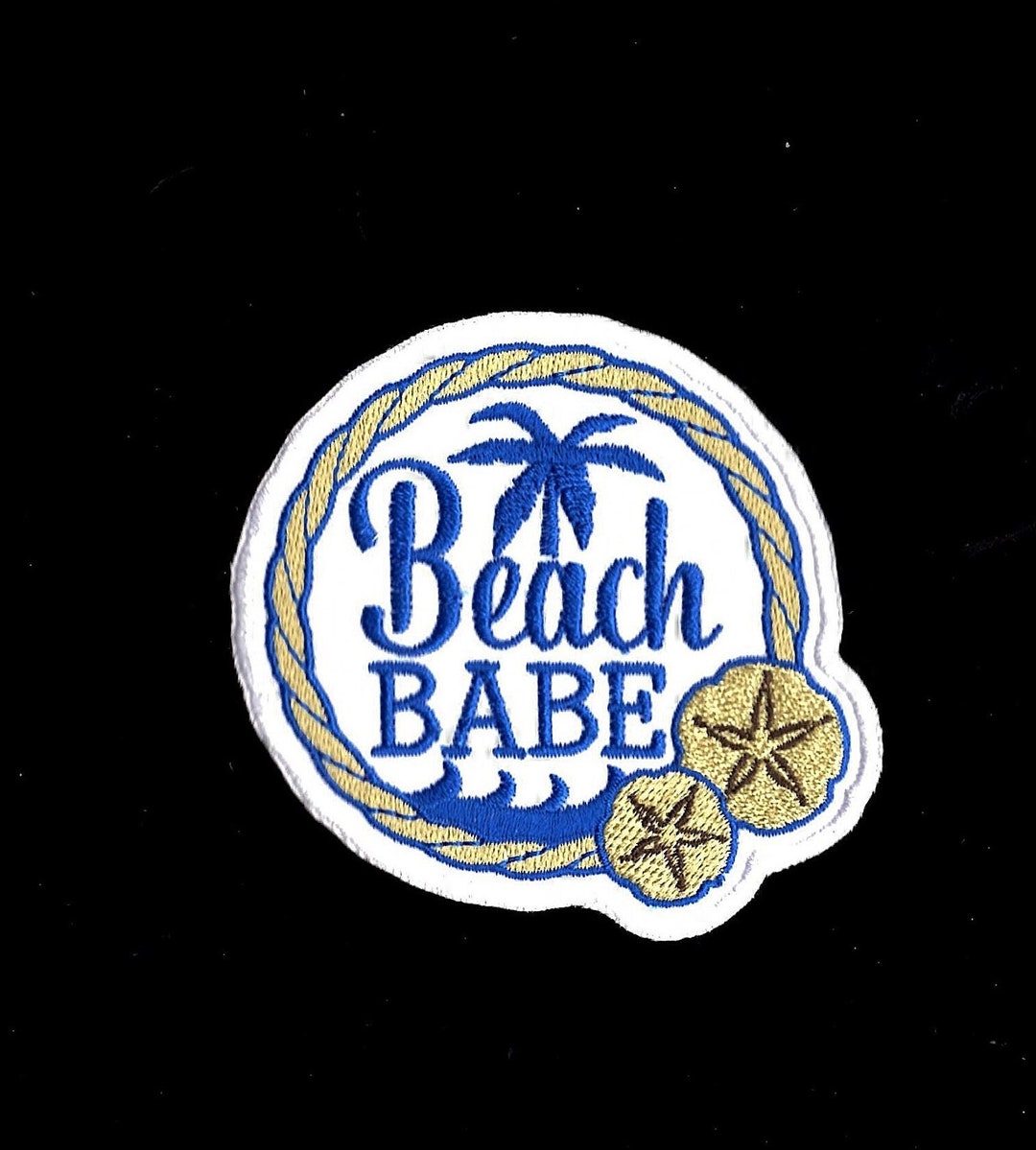 Beach Babe Patch by Magicpatches&more Embroidered Iron on - Etsy