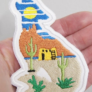 Coyote Patch by Magic Patches & More Embroidered Iron on Fabric Coyote ...