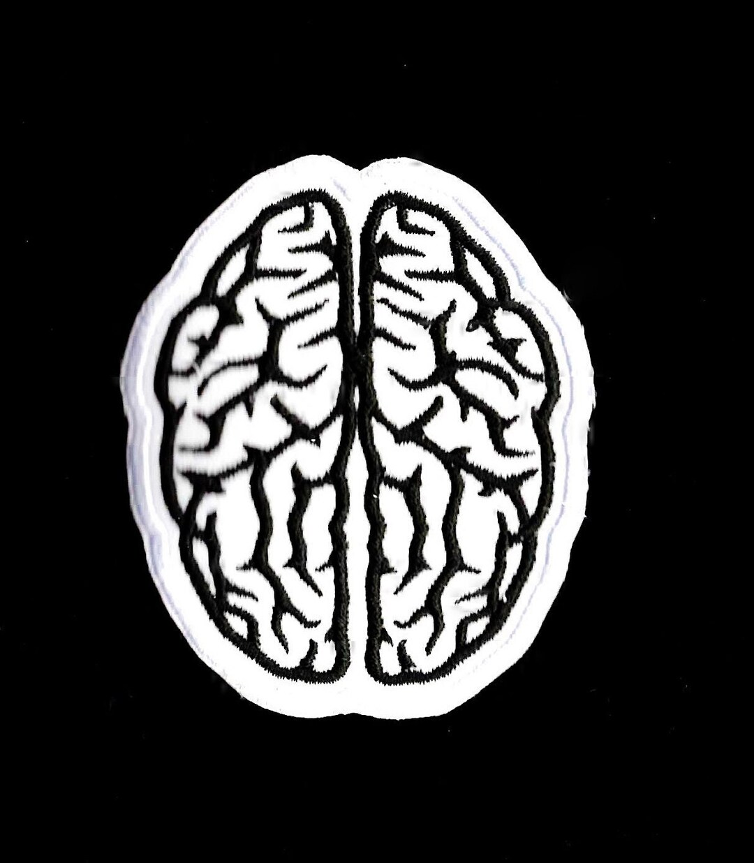 Brain Patch by Magicpatches&more Embroidered Iron on Patch - Etsy