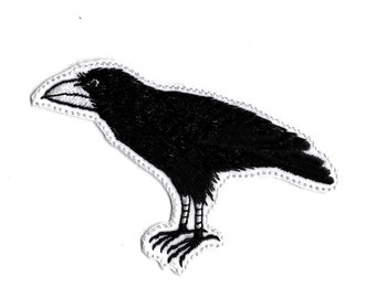 Raven Applique | Etsy