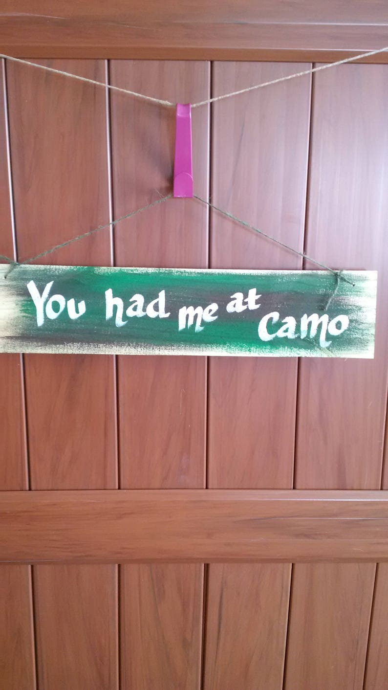 Hunting Sign, Camouflage Yard Sign, Hunting Cabin Sign, Camp Site Sign ...