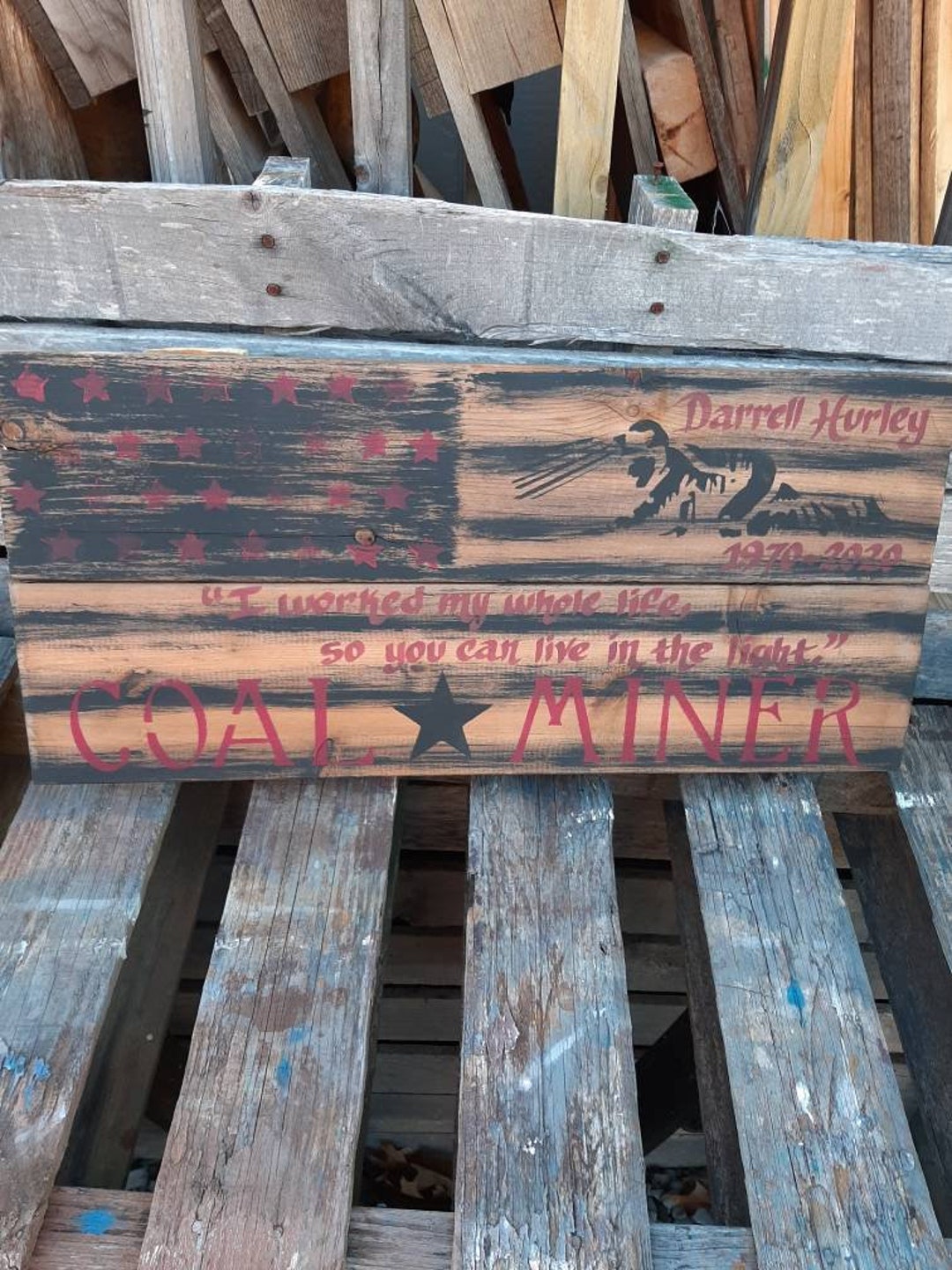 Coal Miner Retirement Gift,my Hero is a Coal Moner,coal Miner Gift,coal ...