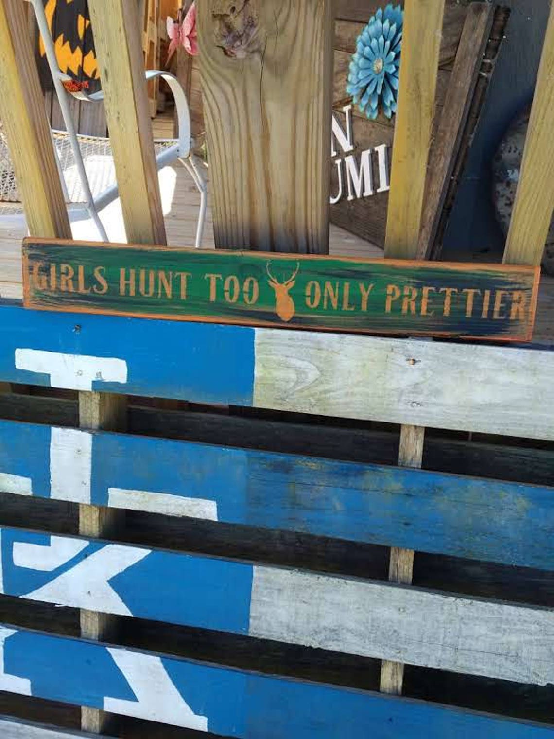 Girls Hunt and Fish Too! Girls Love to Fish Sign, Fishing Girls Sign ...