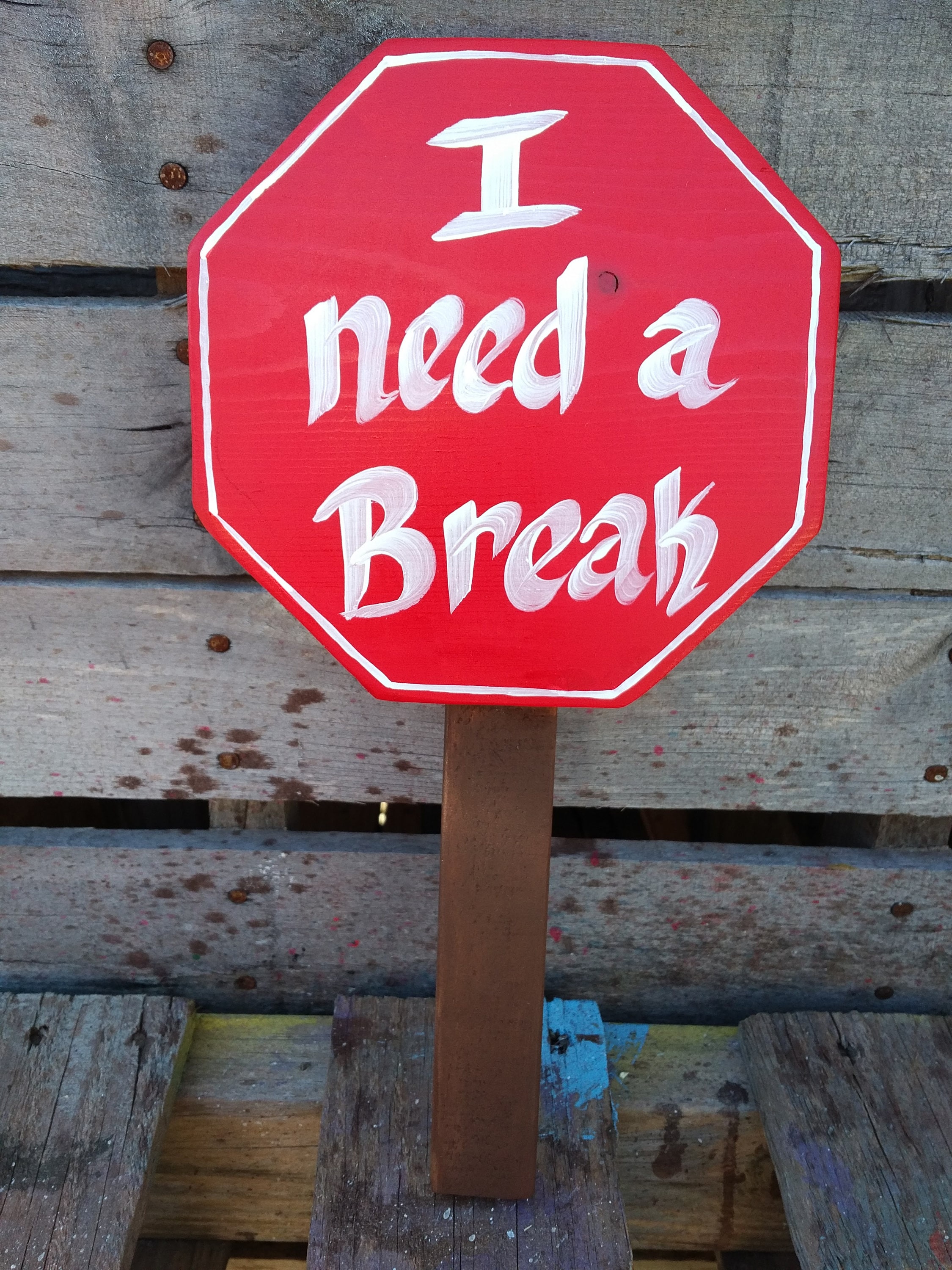 Teacher Sign Special Education Teacher Helper Stop Sign for Special ...