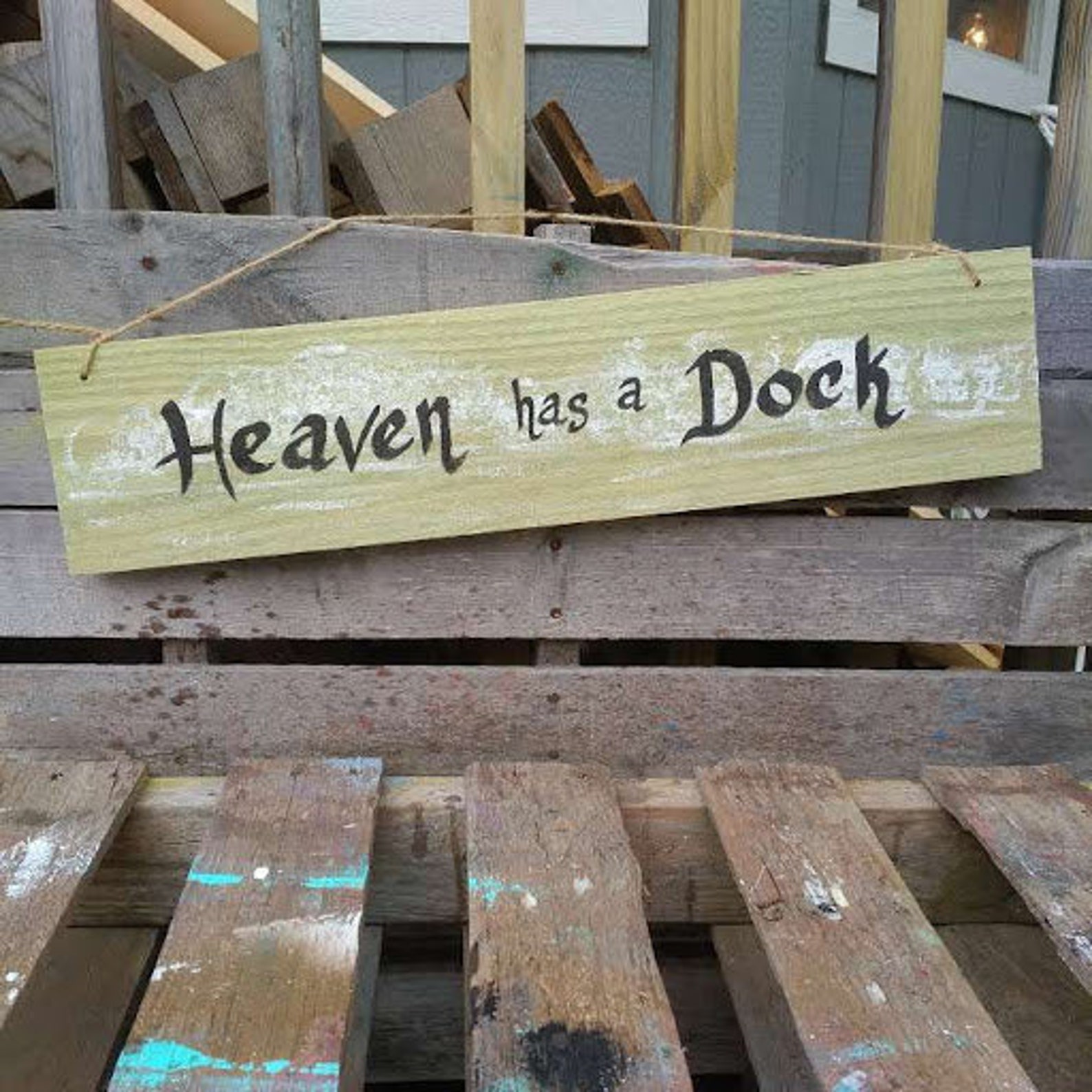 Heaven Has A Dock Sign,boat Lovers Gift,lake Lovers Gift,lakehouse ...