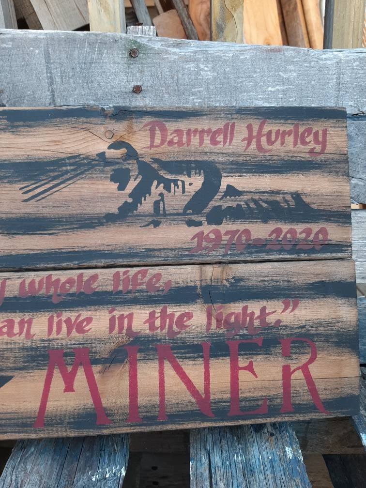 Coal Miner Retirement Gift,my Hero is a Coal Moner,coal Miner Gift,coal ...