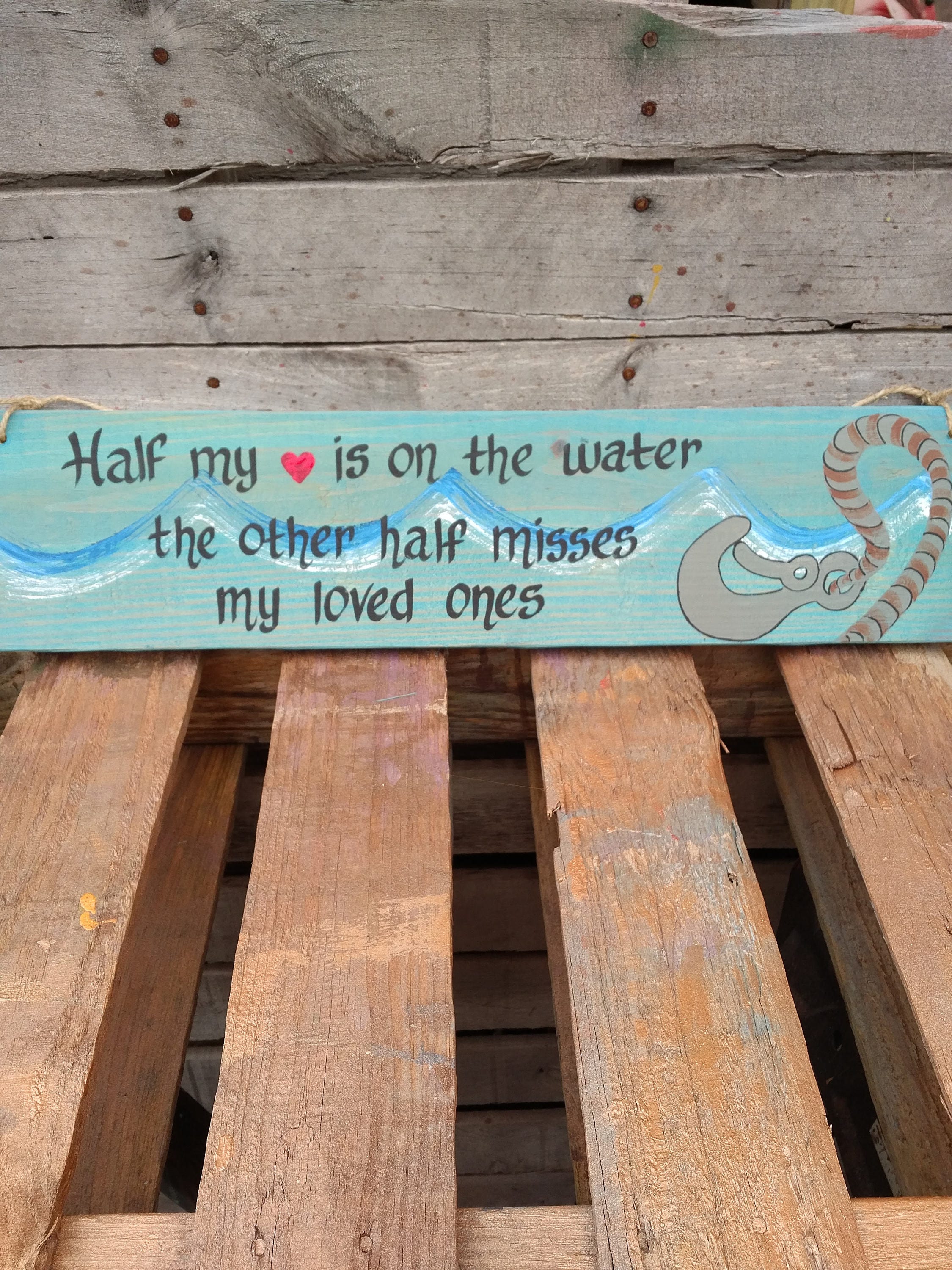 Tow Boat Worker Sign Living on the Water Water Way of Life Tow - Etsy