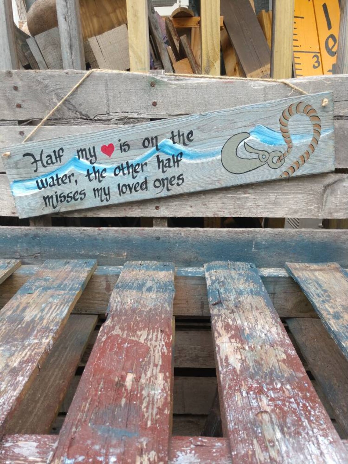 Tow Boat Worker Sign Living on the Water Water Way of Life Tow | Etsy