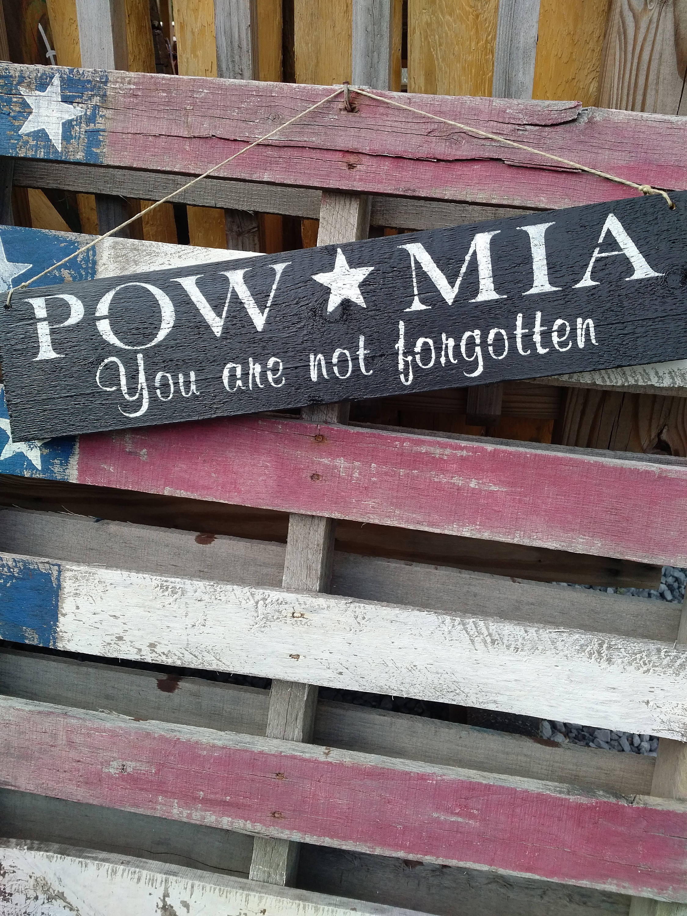 POW MIA You Are No Fotgotten Prisoner of War Sign VFW Sign - Etsy
