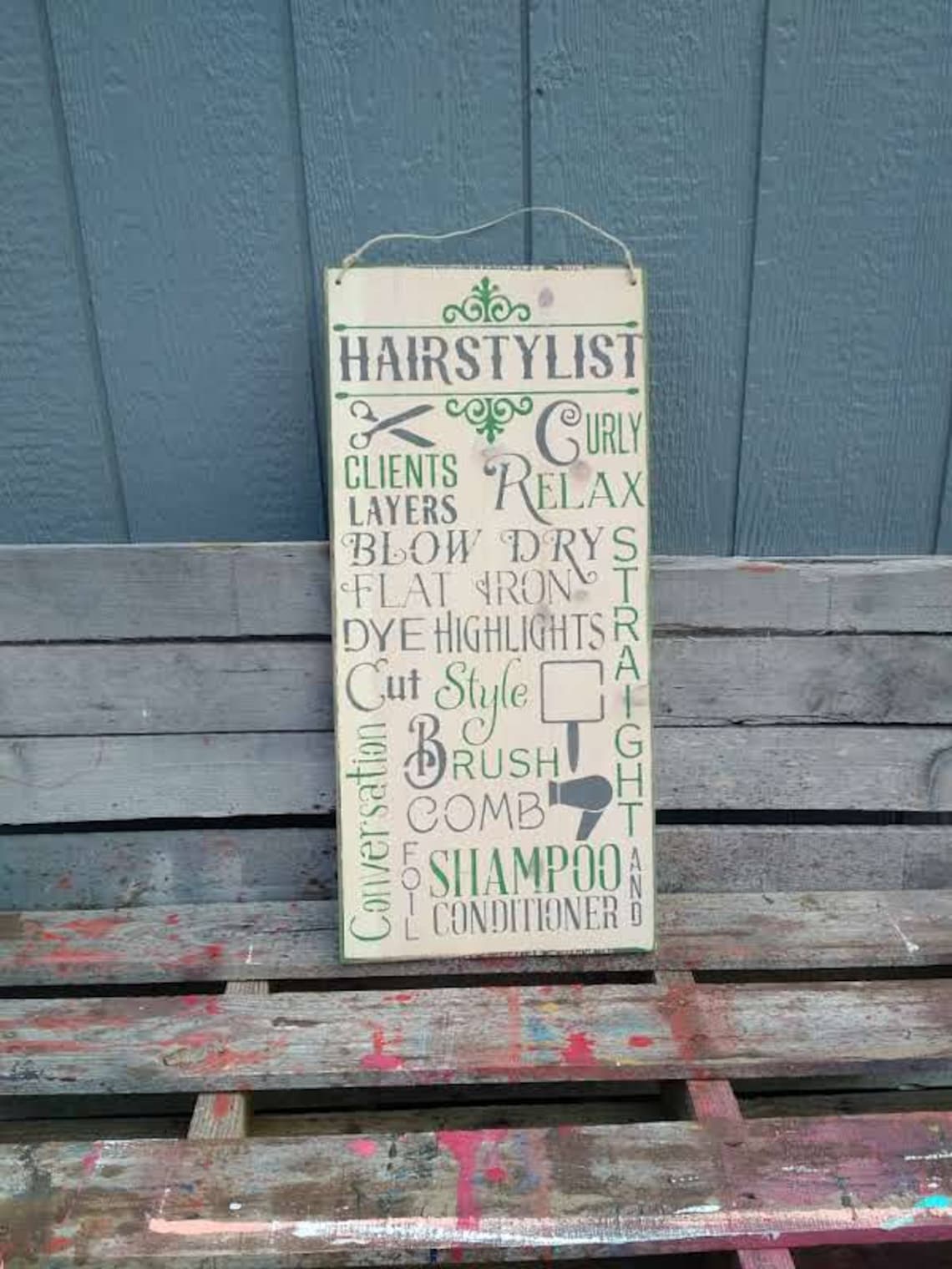 Hair Stylist Sign Beauty Shop Sign Hair Salon Sign Beauty - Etsy