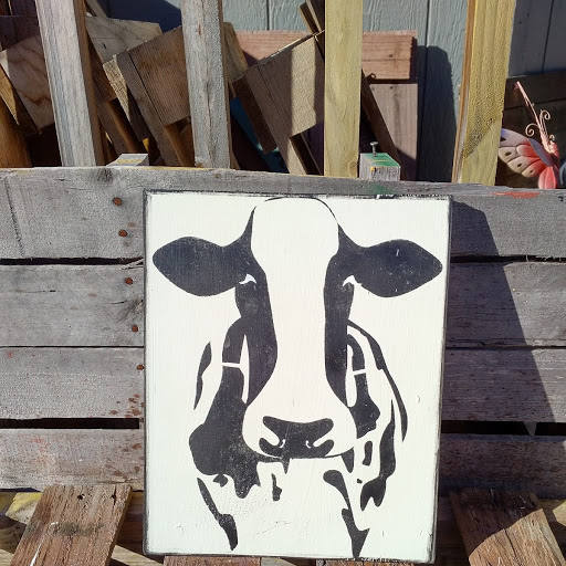 Vintage Farmhouse Cow Sign Country Cow Decor Dairy Farm Cow Kitchen Cow ...