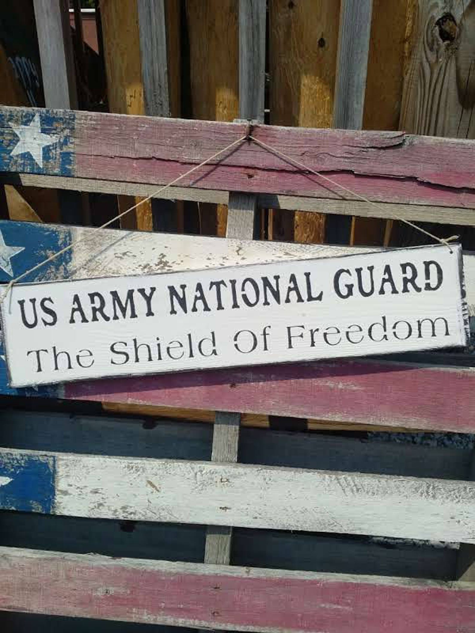 USA Army National Guard the Sheild of Freedom Military Sign - Etsy